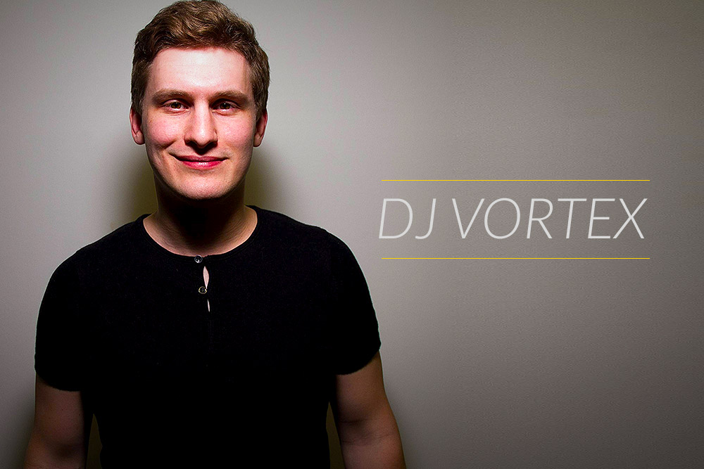 DJ Vortex mājas lapas vizītkartes izveide